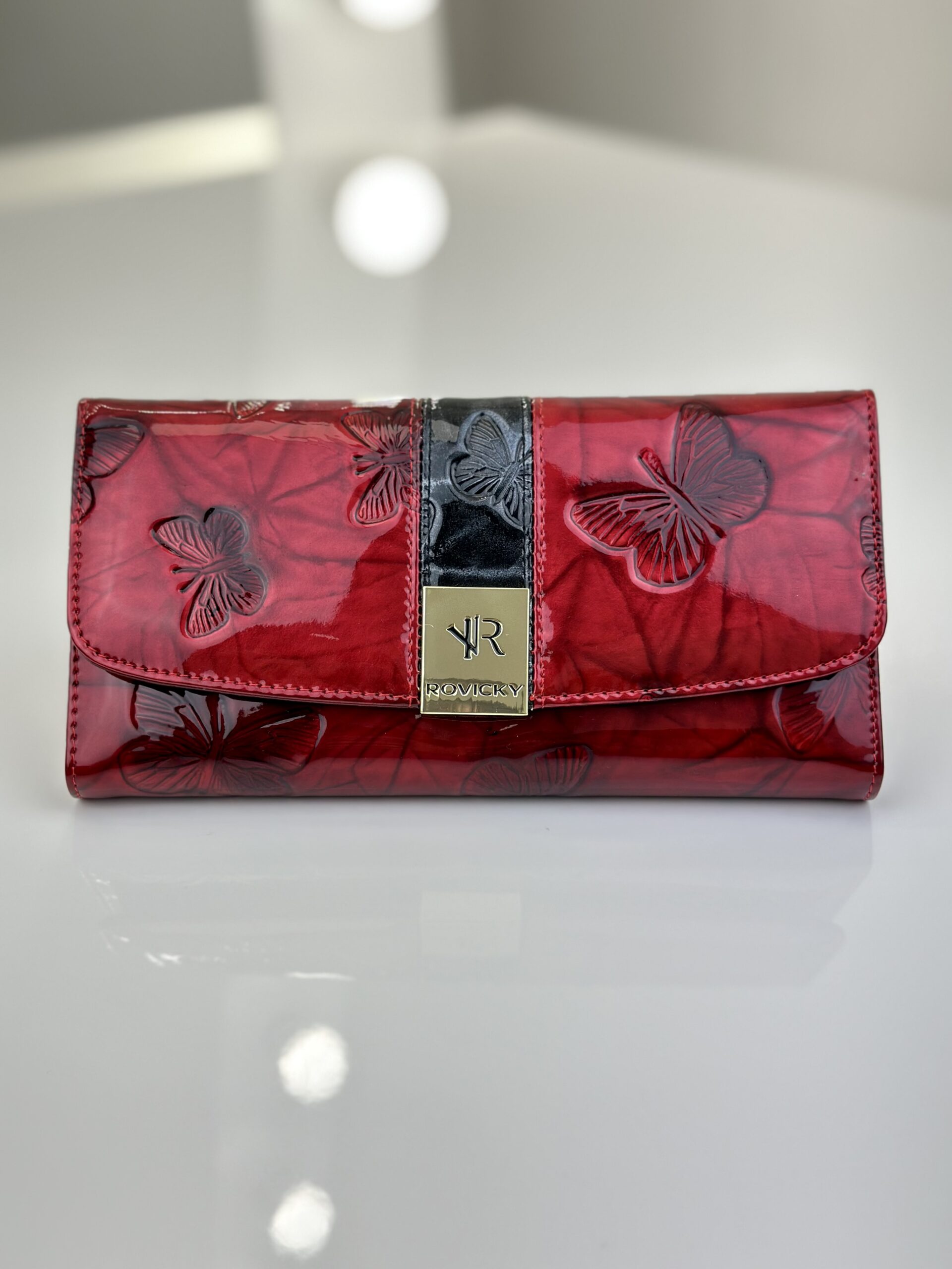 Sarkans Butterfly Lakādas Maks - Glamour Style