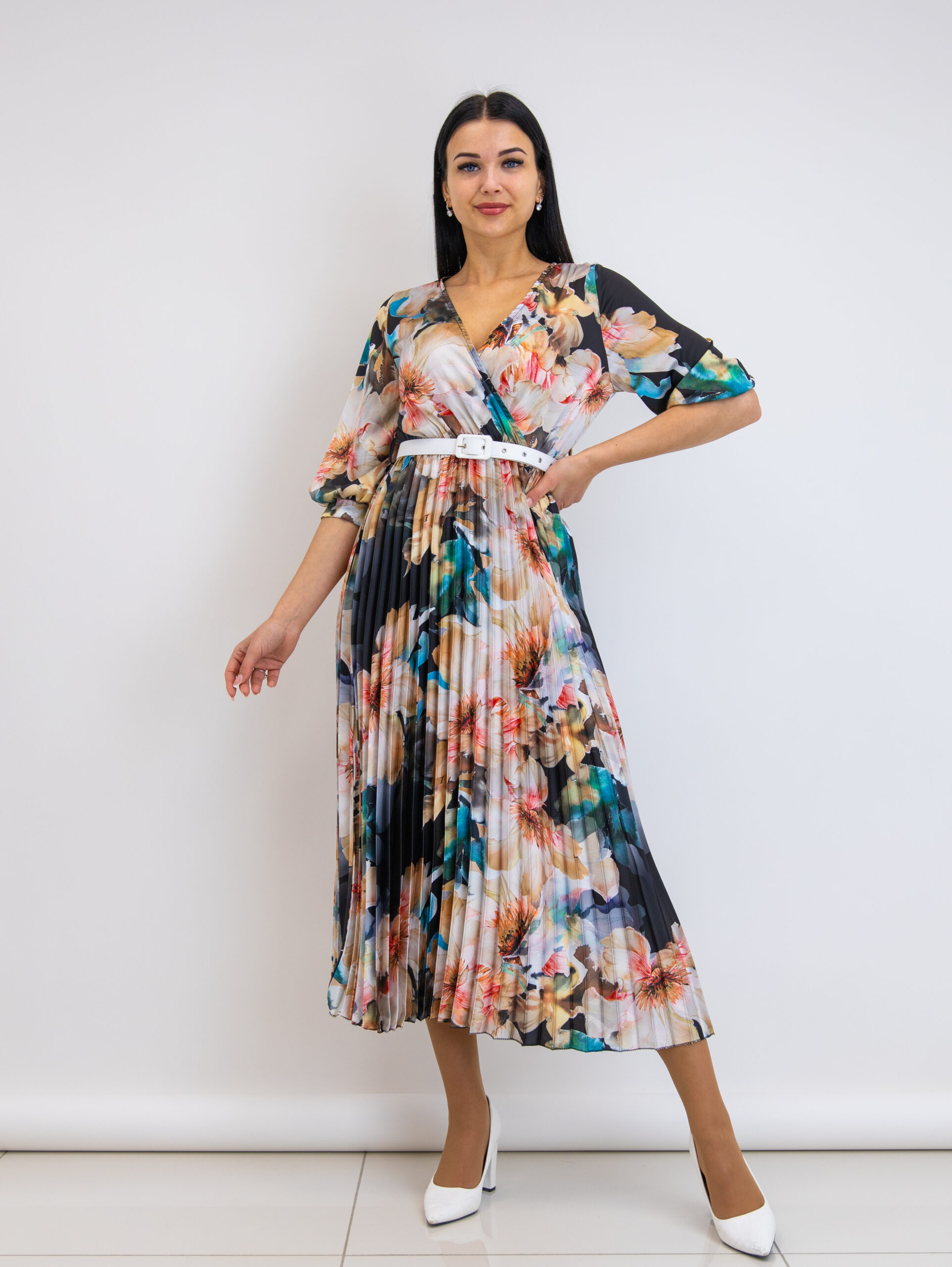 Kleita ar vidukļa jostu - Glamour Style