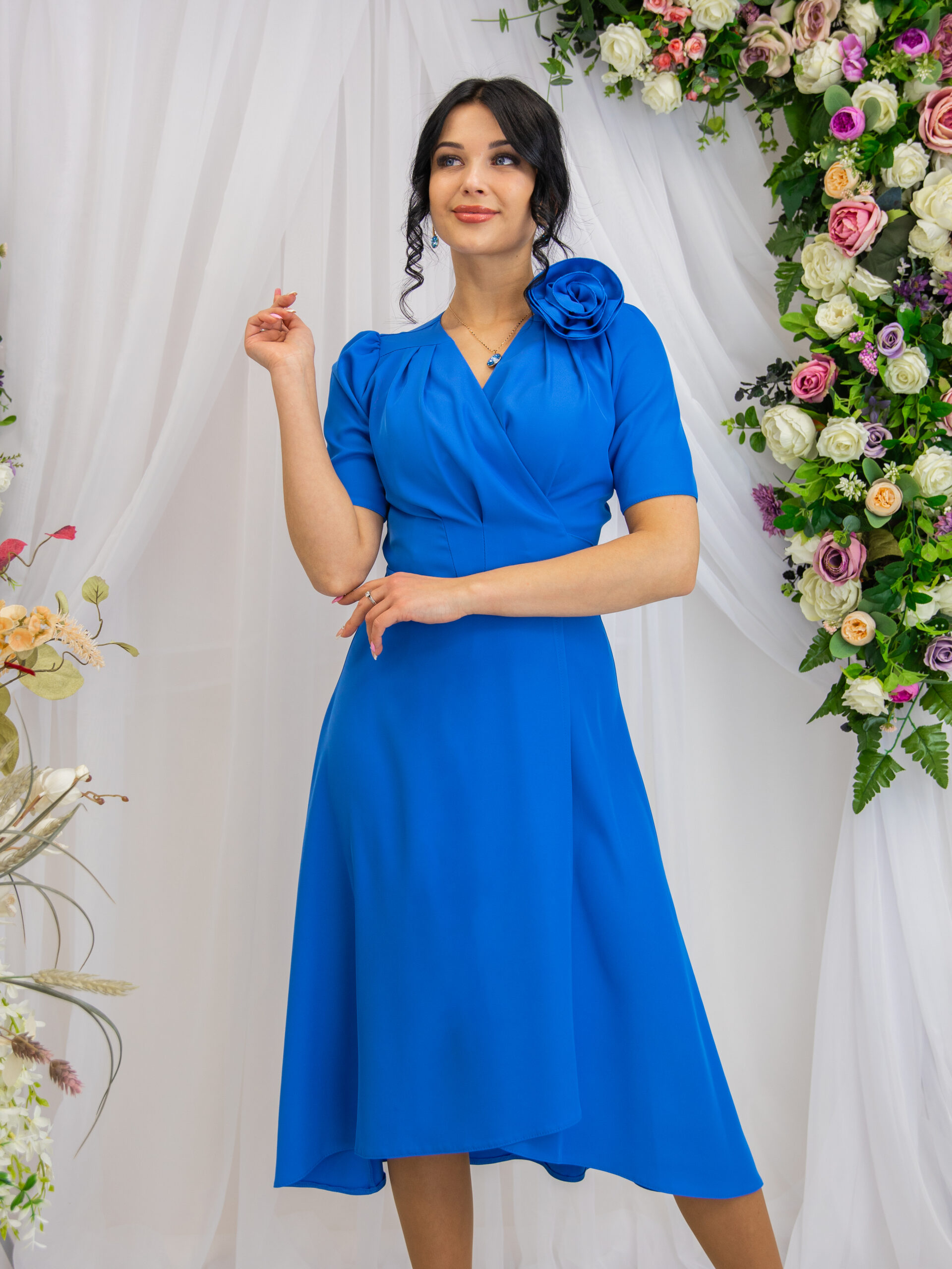 Midi garuma kleita - Glamour Style