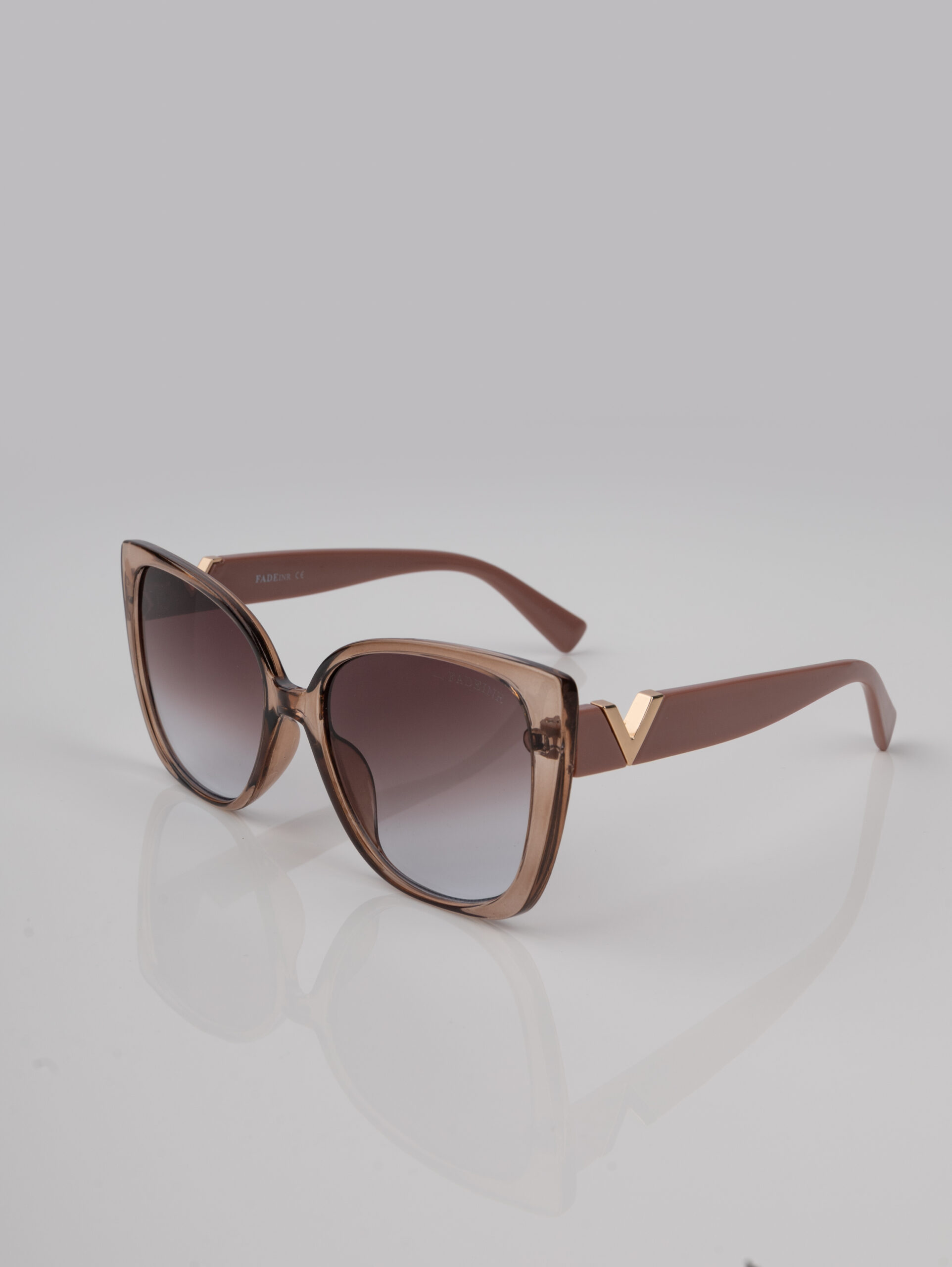 Pūderrozā saulesbrilles - Glamour Style